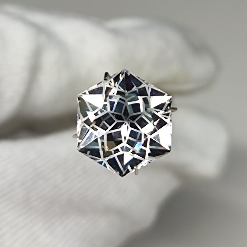 Natural Crystal Gemstone, Fantasy Hexagon, 7 Ct. Jewelry Making, Rings ...