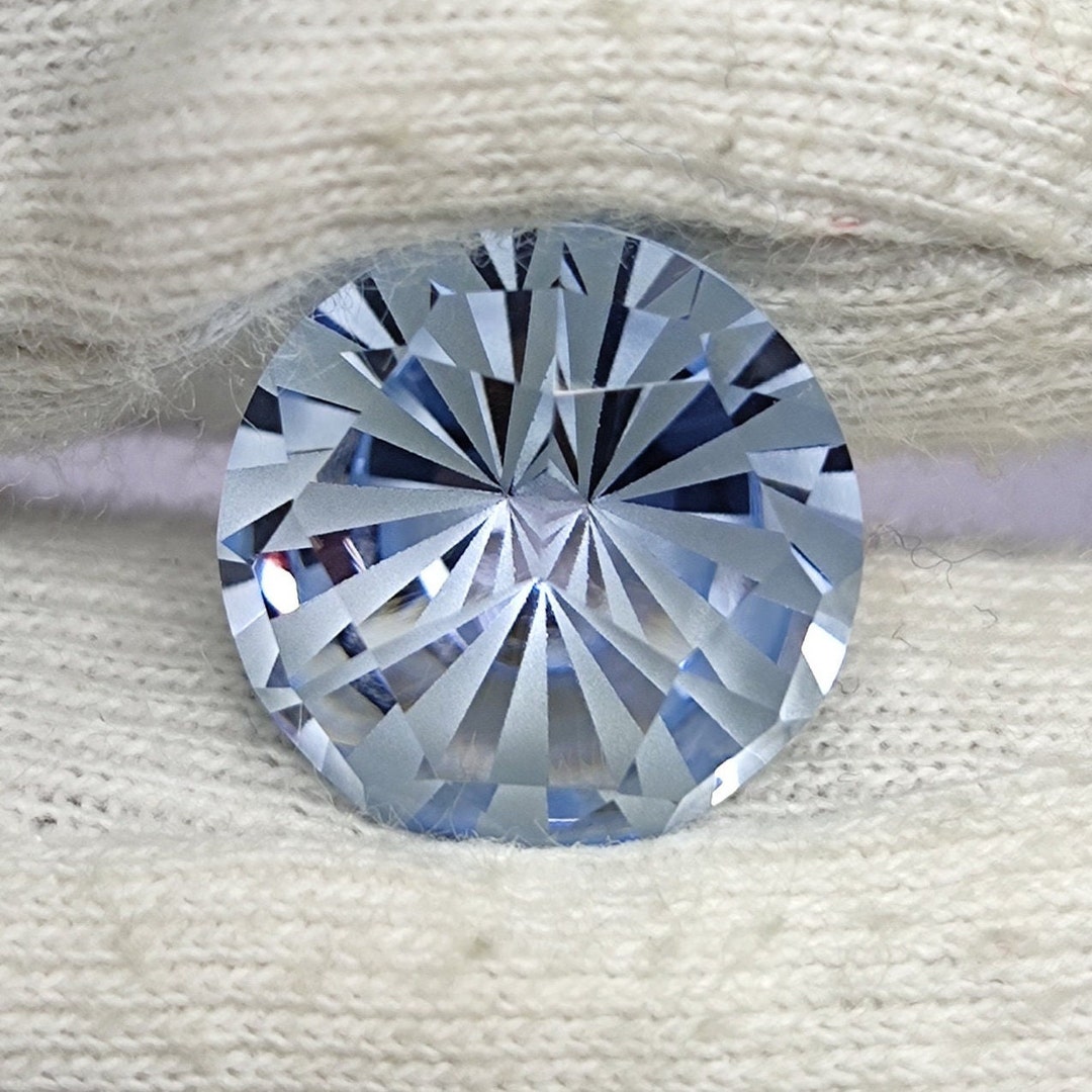 Synthetic Spinel Gemstone, Fantasy Cut Stone, Round Shape, 10 Ct ...