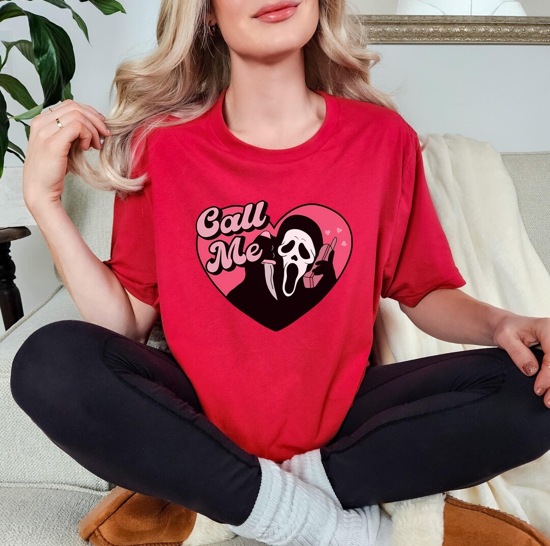 Scream Call Me Shirt, Halloween Shirts, Spooky Shirts, Funny Halloween ...