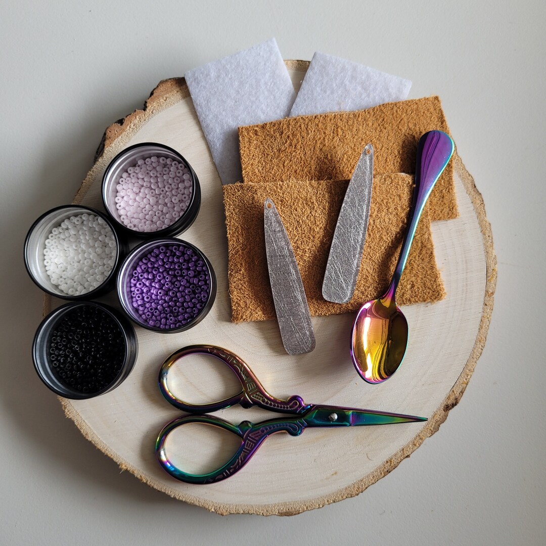 Beading Kit, Make Your Own Earrings, Travel Tin - Etsy