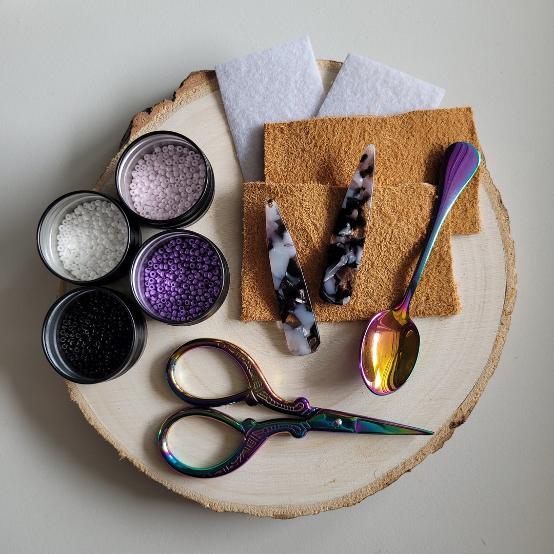 Beading Kit, Make Your Own Earrings, Travel Tin - Etsy