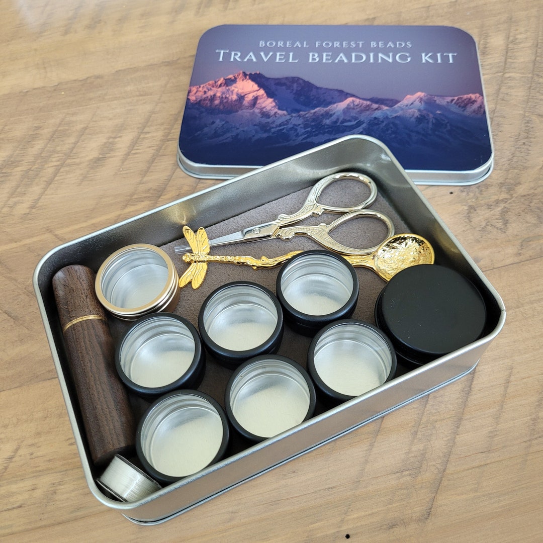 Travel Beading Kit Gold Regular Size Beading Supplies Kit, Gold Antique ...