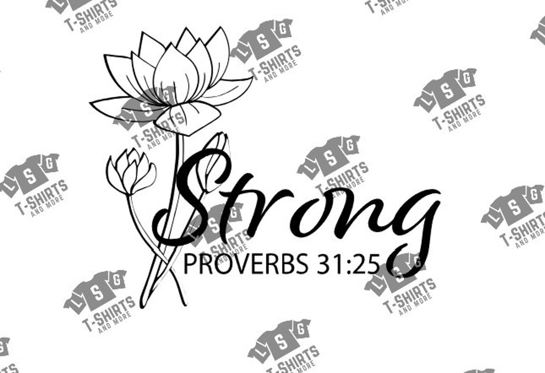 Strong Christian PNG/SVG File - Etsy