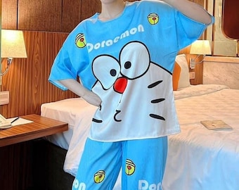 Doraemon Pajamas - Etsy