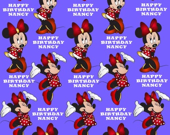 Minnie Mouse Gift Wrap | Etsy