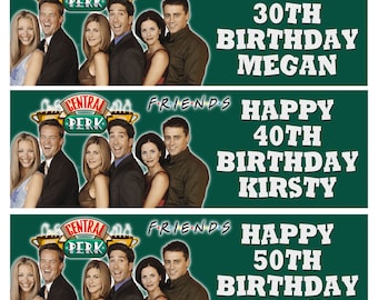 Friends Birthday Banner - Etsy UK