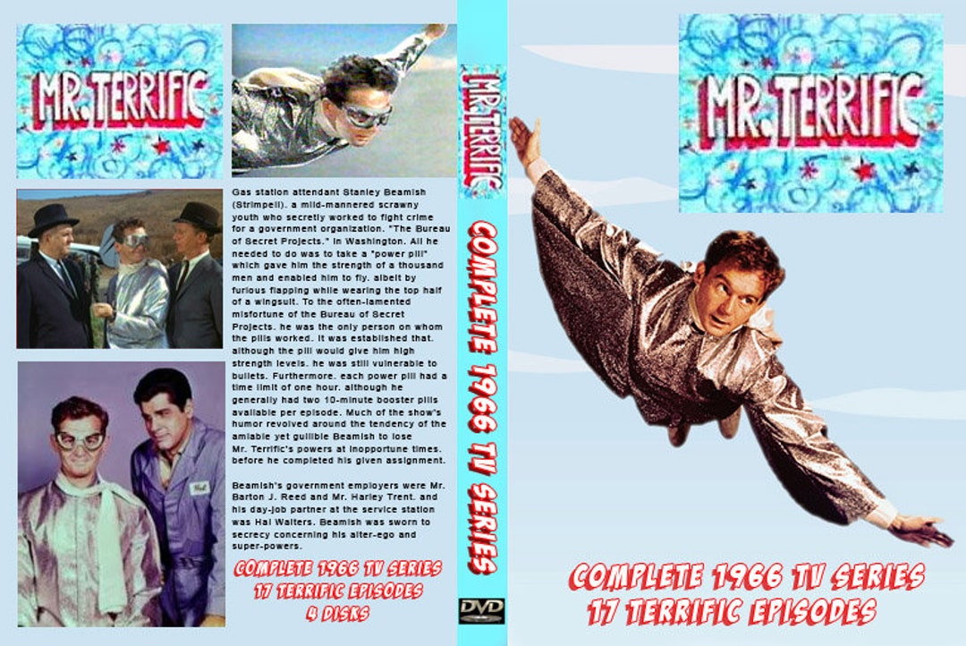 Mr. Terrific - Complete Original TV Series - 4 Disk DVD - Etsy