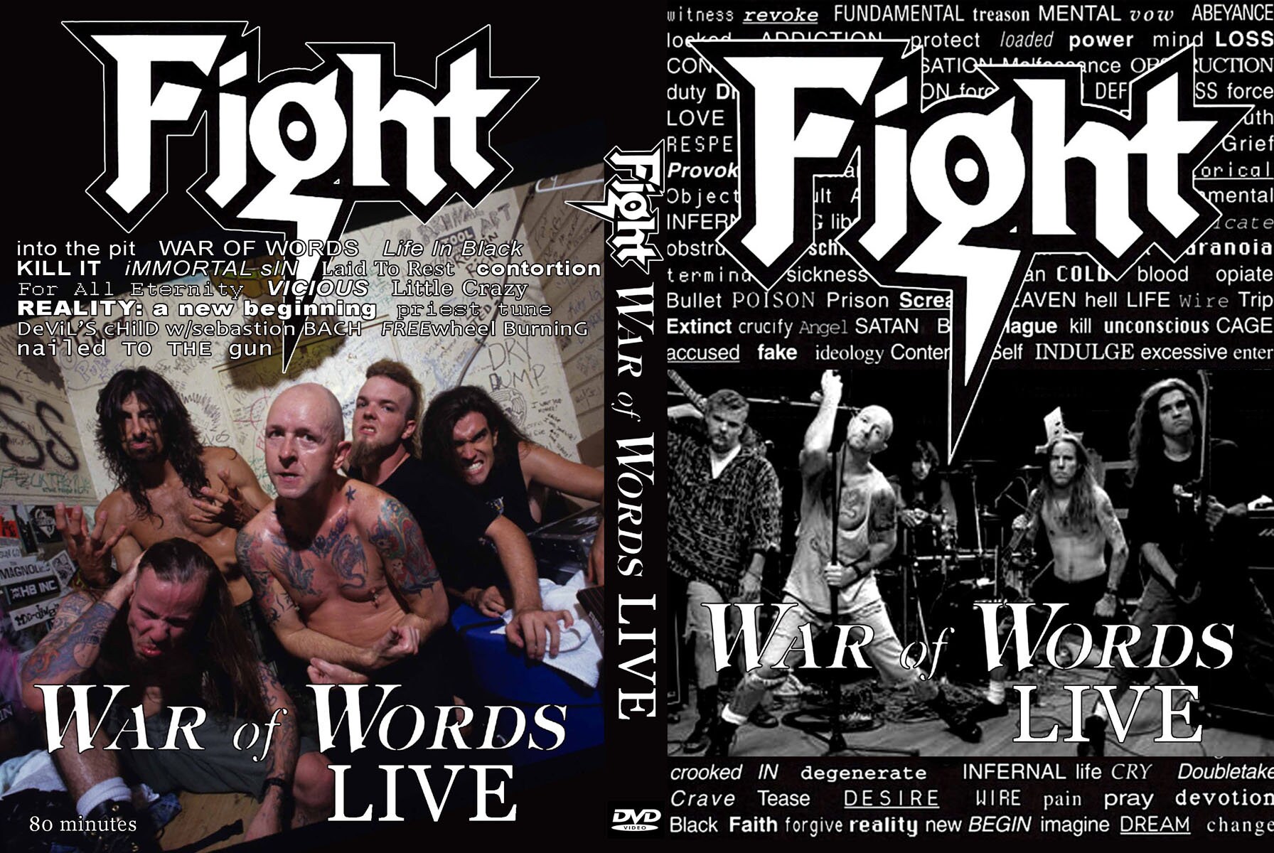 Fight - Rob Halford - Judas Priest - War of Words Live - DVD - Etsy