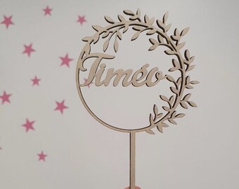 Wood Cake Topper - Etsy