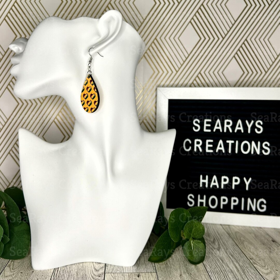 Black History Juneteenth Earrings, Sublimation Teardrop Jewelry, Ethnic ...
