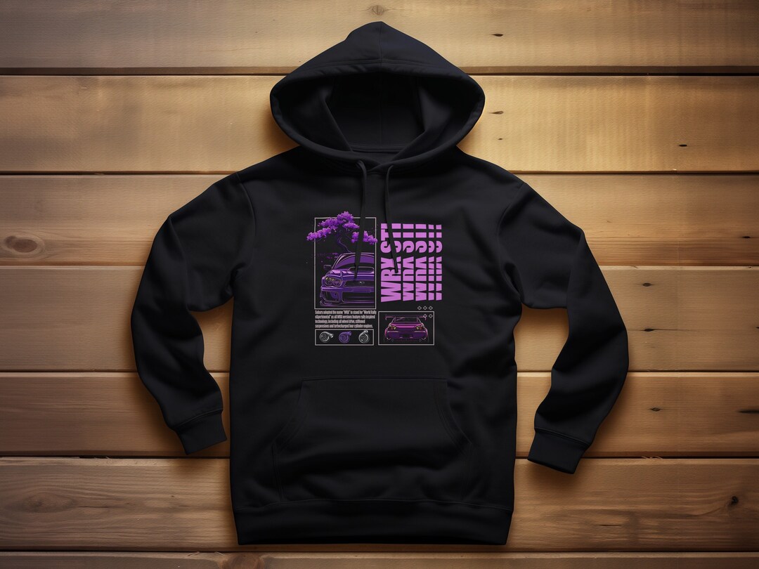 WRX STI Hoodie Unisex Car Hooded Sweatshirt, Car Lover Hoodie, Car ...