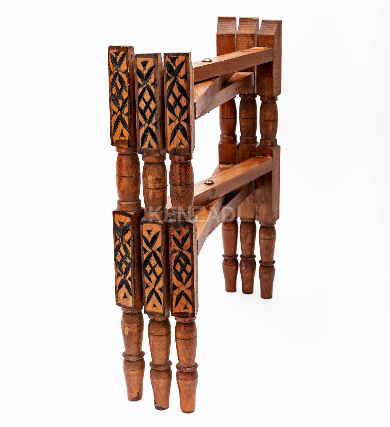 Moroccan Brass Table With Wood Support Hand Made in Fes Morocco by ...