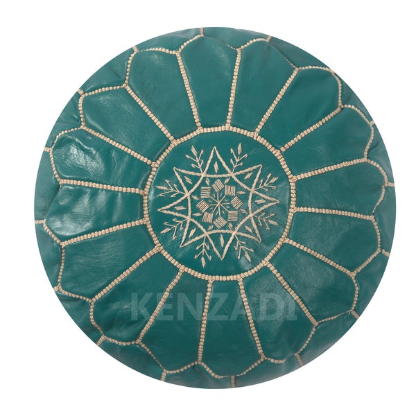 Turquoise Pouf - Etsy