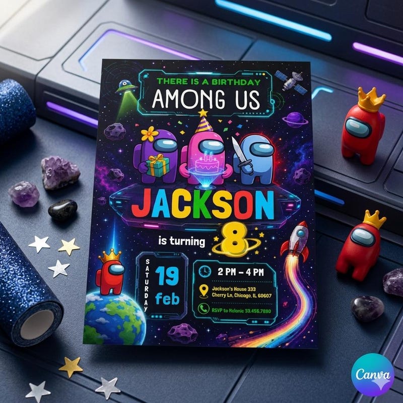 Alien Party Invitation - Etsy