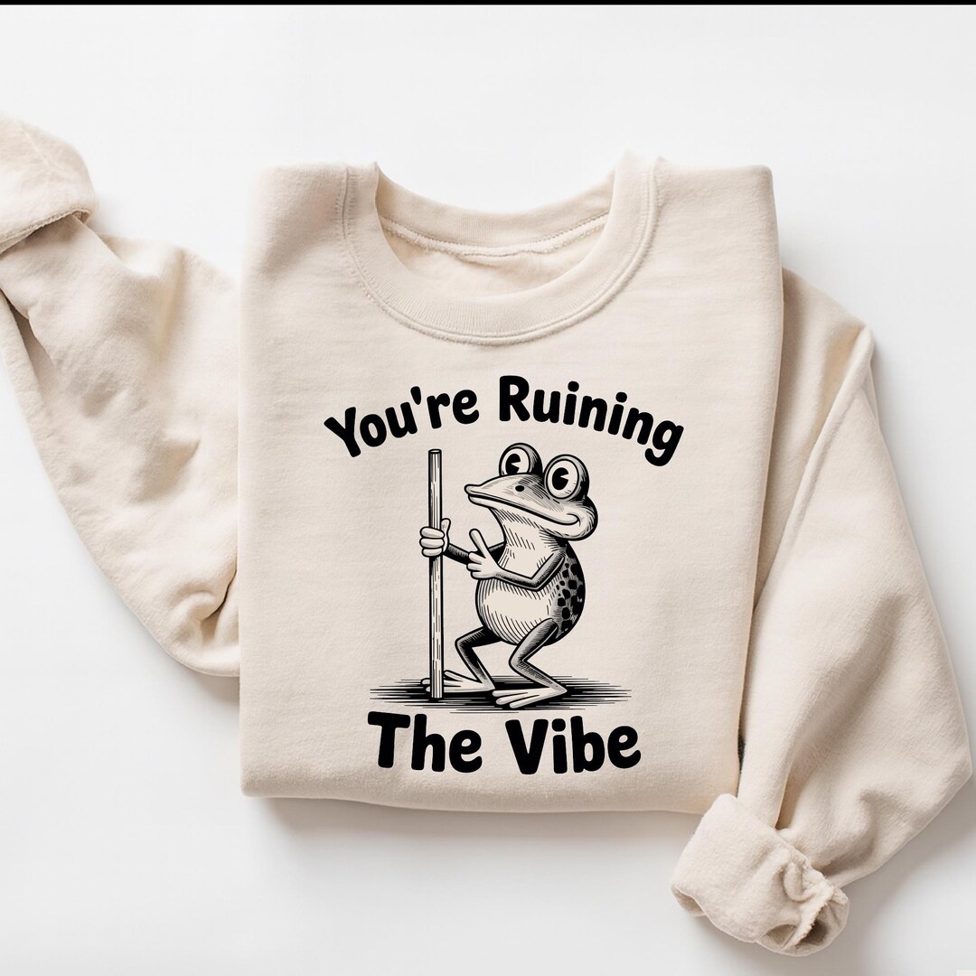 The Worm Sweatshirt, You're Ruining the Vibe Marcus the Worm Meme Shirt ...