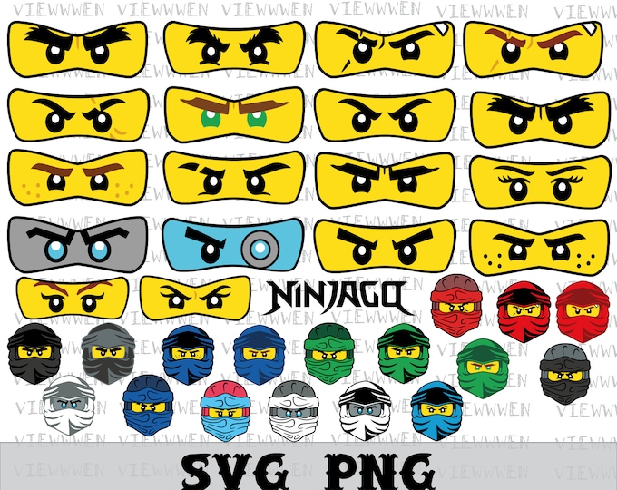 Ninja Svg, Ninja Png, Eyes Svg Cut Files for Cricut, Png - Etsy Canada