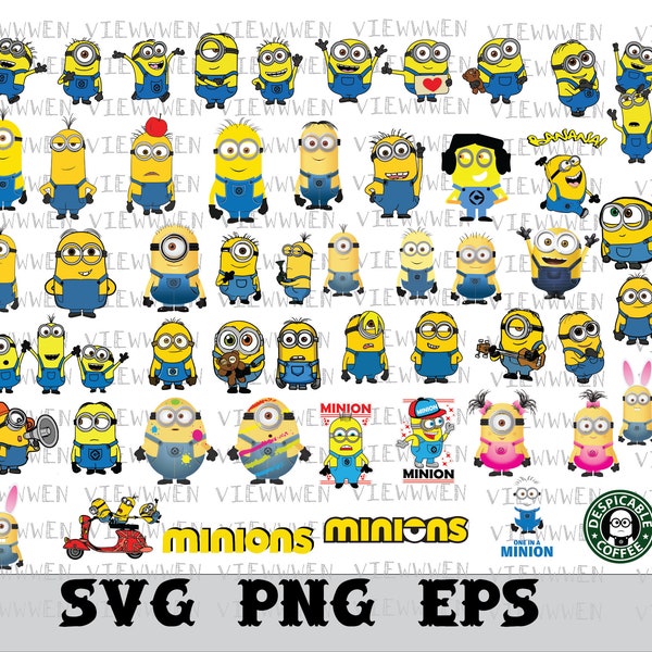 Vector minions svg - Etsy.de