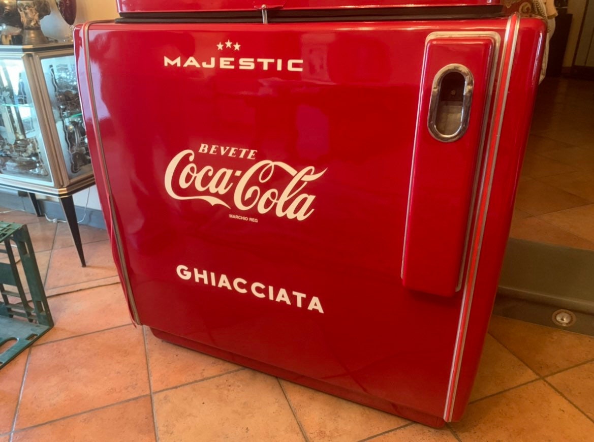 Coca Cola Logo Stickers Kit 7 Pieces Medium Icebox Fridge Restoration ...