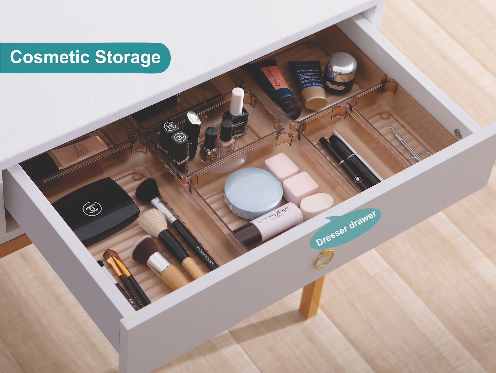 Set of 12 Desk Drawer Organiser Divider With 60 Non-slip - Etsy