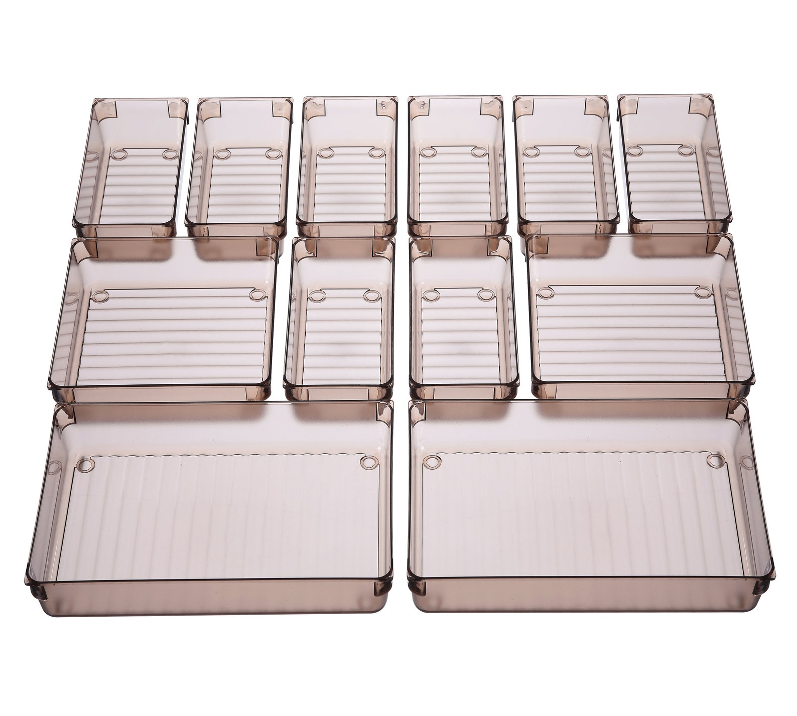 Set of 12 Desk Drawer Organiser Divider With 60 Non-slip - Etsy UK
