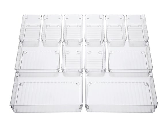 Set of 12 Desk Drawer Organiser Divider With 60 Non-slip | Etsy