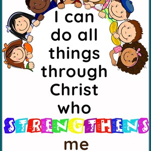 9 Printable Christian Wall Posters Biblical Scripture Wall | Etsy