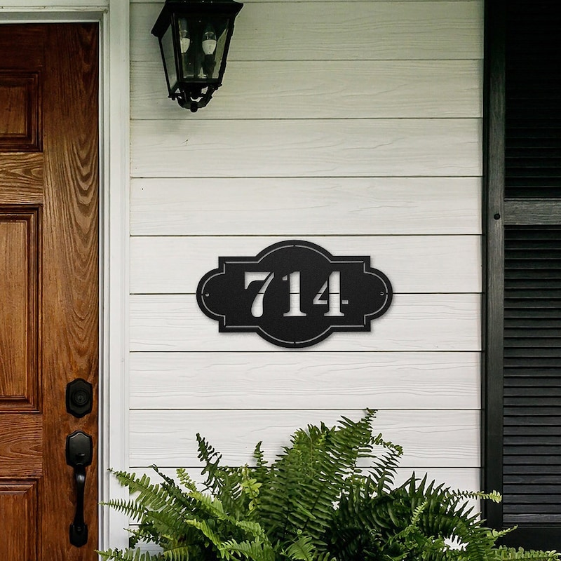House Number Sign - Etsy