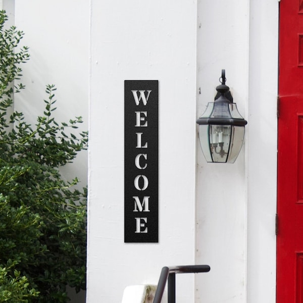 Steel Welcome Sign - Etsy