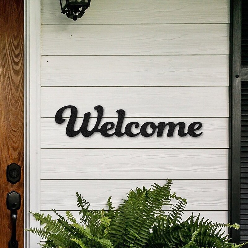 Outdoor Welcome Sign - Etsy