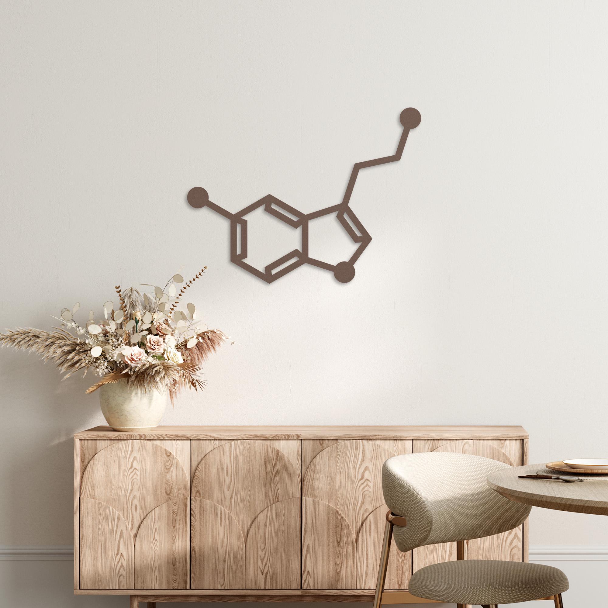 Custom Molecule Metal Wall Art: Science Decor, Nerdy Gift - Etsy