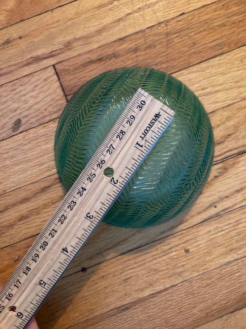 Small Green Glass Bowl - Etsy