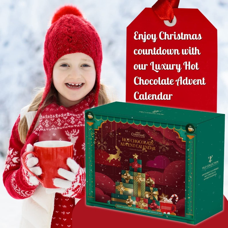 Heiße Schokolade Adventskalender 2023 24 Tage Heiße - Etsy Schweiz