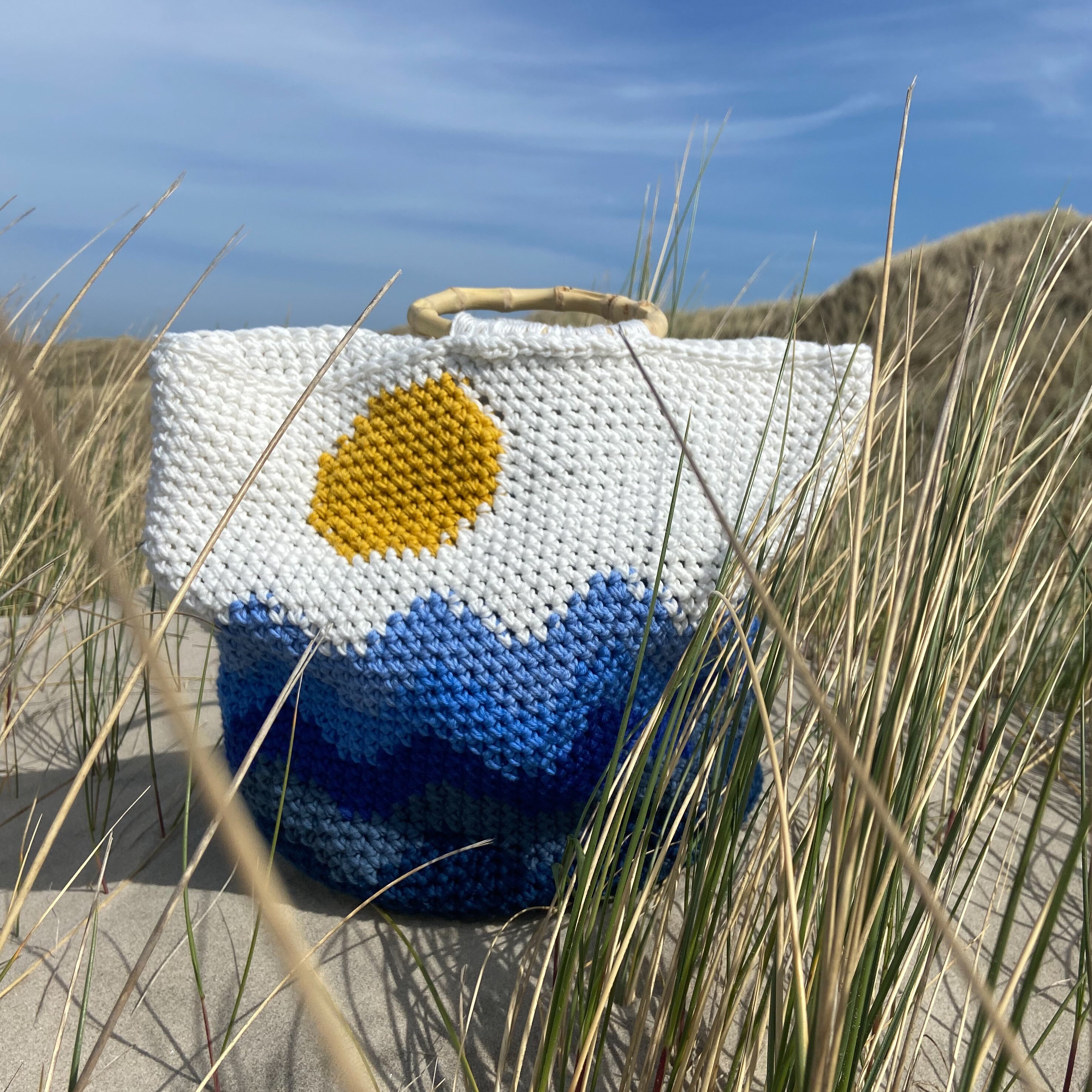 Wavy Beach Bag - Digital Crochet Pattern - Etsy