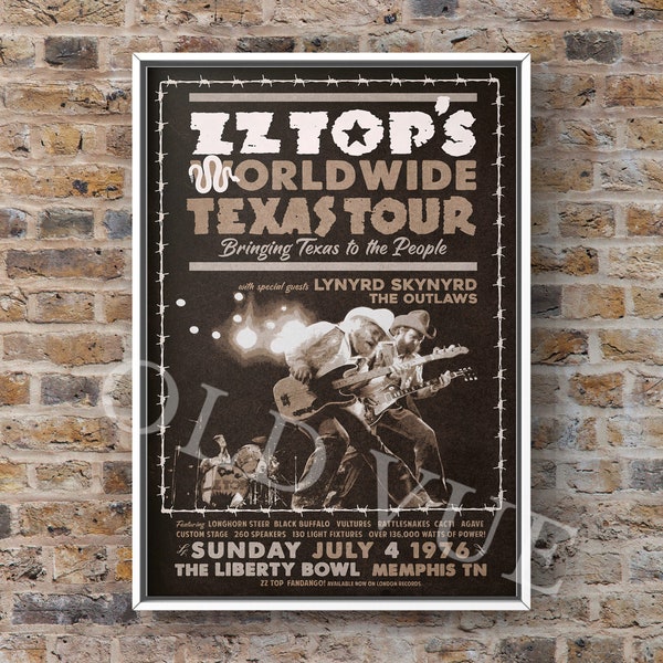 Zz Top Poster - Etsy