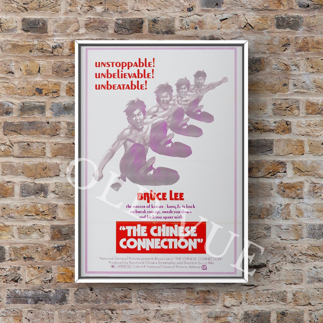 Bruce Lee the Chinese Connection Rare Movie Poster Art Print 8 X 12 ...