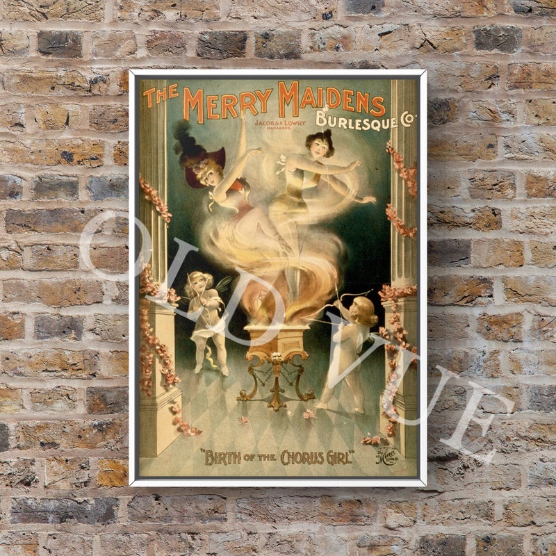 Burlesque Poster - Etsy UK