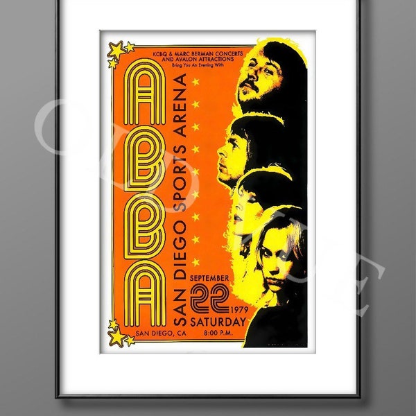 Abba Poster - Etsy