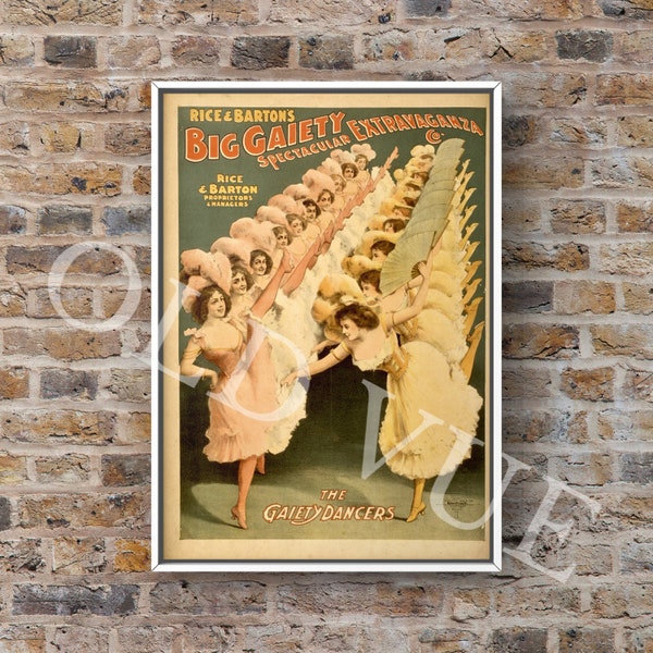 Burlesque Poster - Etsy UK