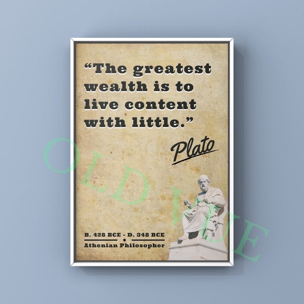 Plato Quote - Etsy