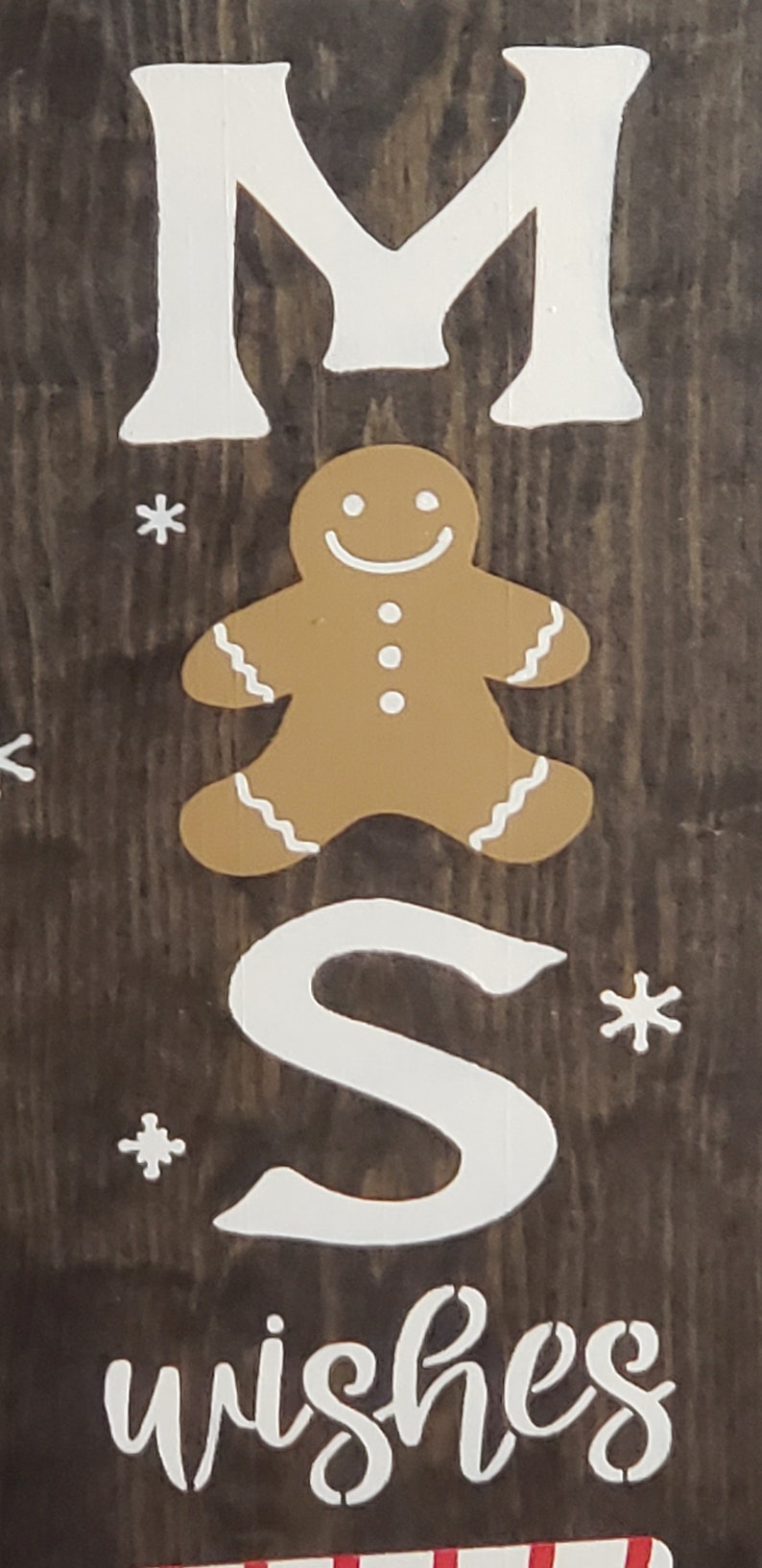 Sweet Christmas Seasonal Christmas Welcome Wood Door Sign Vertical ...