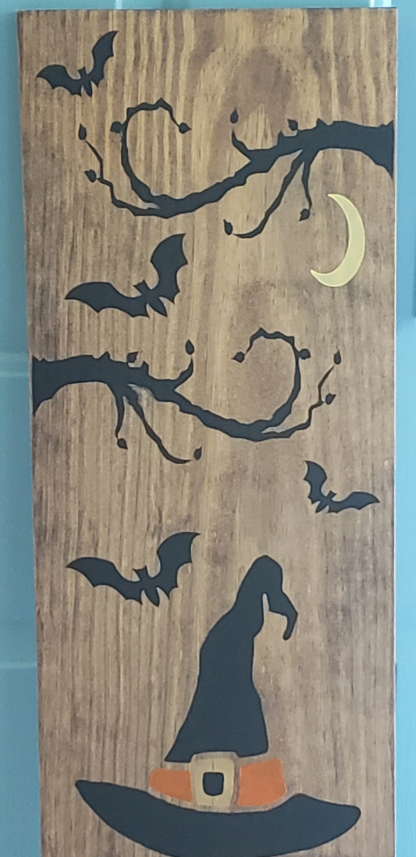 Hocus Pocus Seasonal Halloween Welcome Wood Door Sign Vertical Porch ...