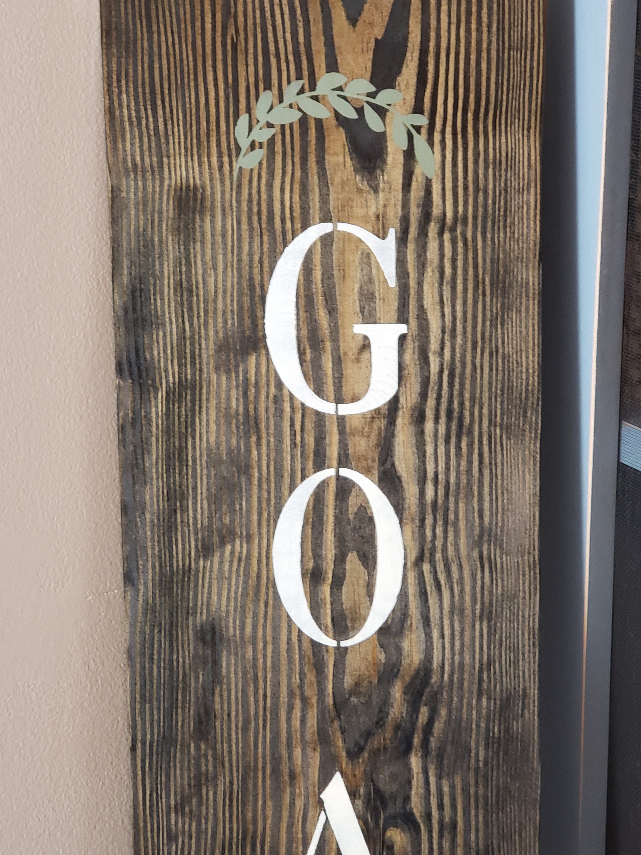 Go Away Go on Git Welcome Wood Door Sign Vertical Porch Leaner - Etsy