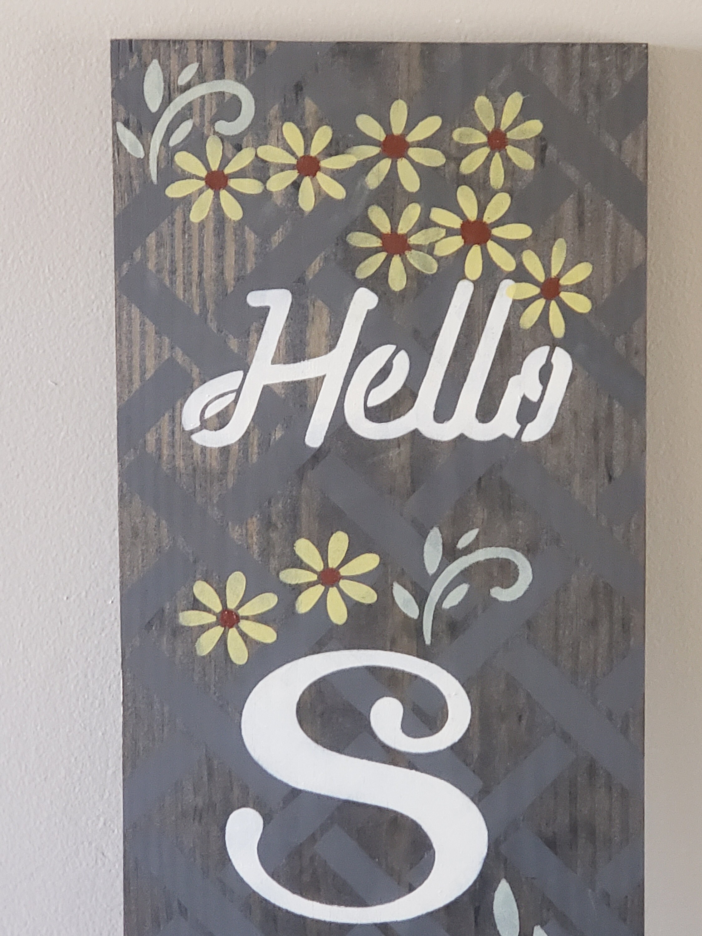 Letrero de madera para puerta Hello Spring Welcome Porch Leaner - Etsy ...