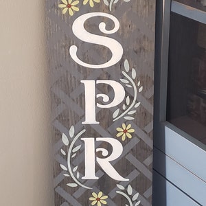 Hello Spring Welcome Wood Door Sign Porch Leaner - Etsy