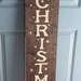 Sweet Christmas Seasonal Christmas Welcome Wood Door Sign Vertical ...