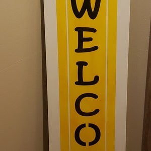 Welcome Classroom Wood Door Sign Vertical Porch Leaner - Etsy