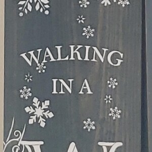 Welcome Winter Christmas Holiday Vertical Wood Door Sign Porch Leaner ...