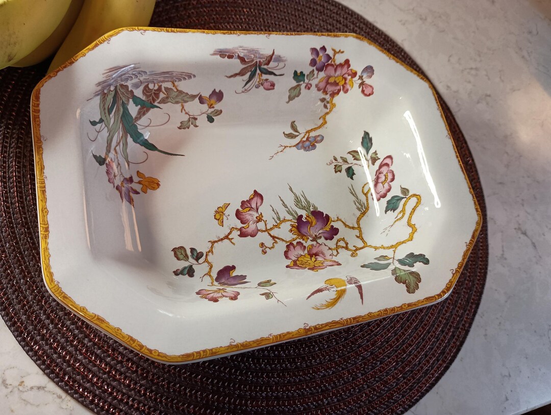 Vintage Wedgwood Georgetown Collection Devon Rose Small Serving Bowl - Etsy