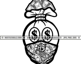 Dripping Dollar Sign Svg - Etsy