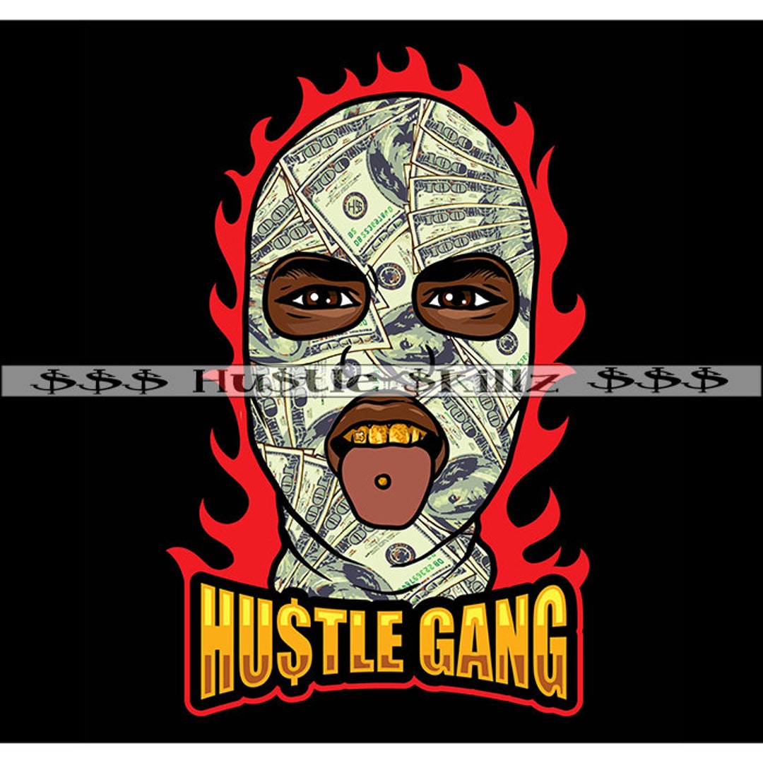 Hustle Gang Logo Vector